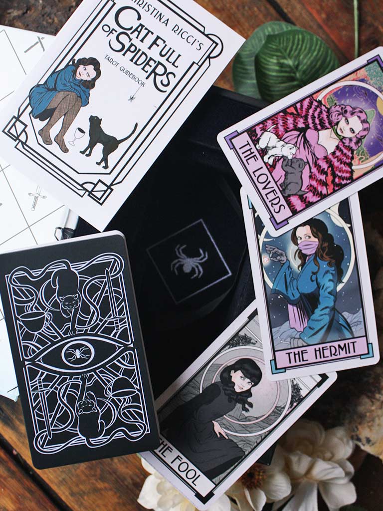 Christina Ricci's Cat Full of Spiders Tarot Deck and Guidebook - Rite ...