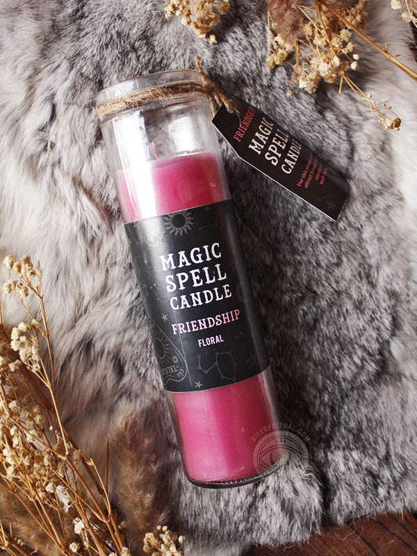 Friendship Magic Ritual Spell Candle - Floral - Rite of Ritual