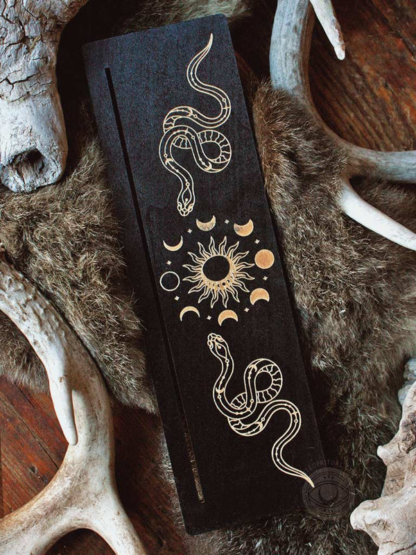 Snake Moon Phase Tarot Card Stand - Rite of Ritual