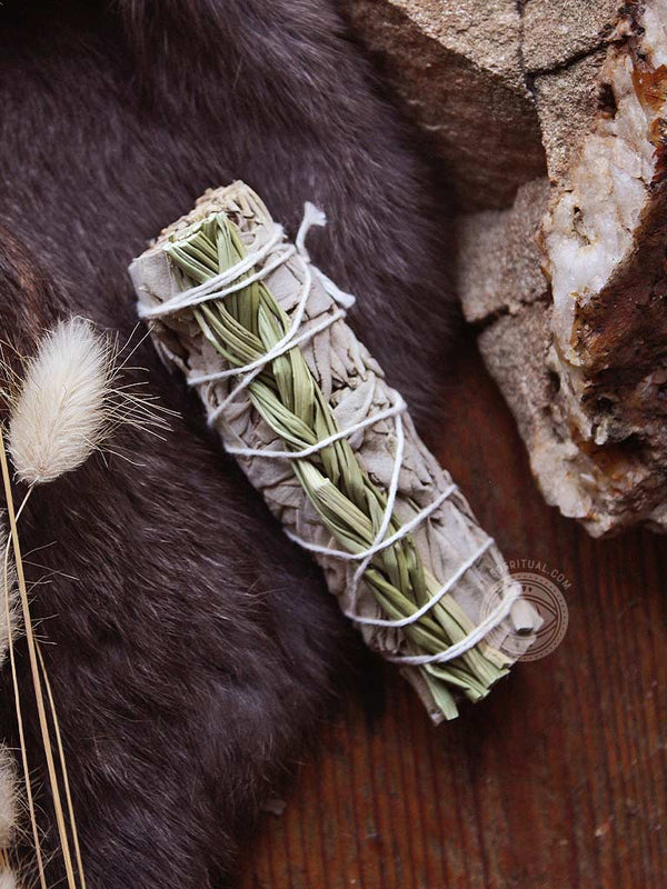 White Sage & Sweetgrass Cleansing Bundles - Rite of Ritual
