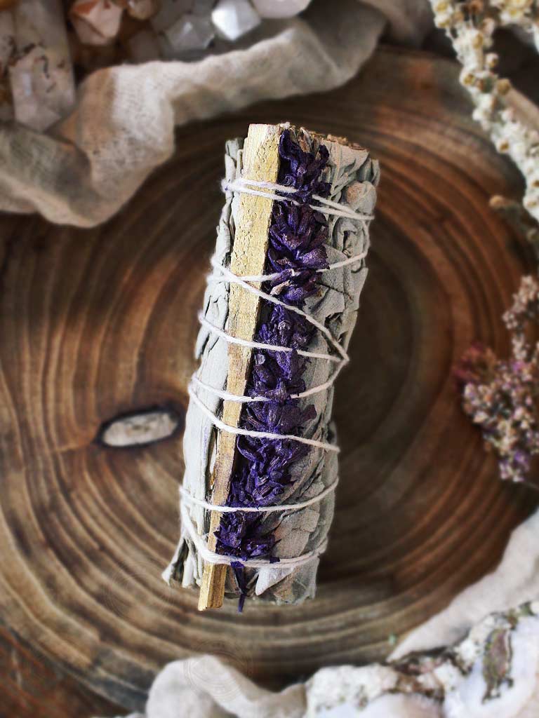 White Sage, Palo Santo and Lavender Cleansing Bundles - Rite of Ritual