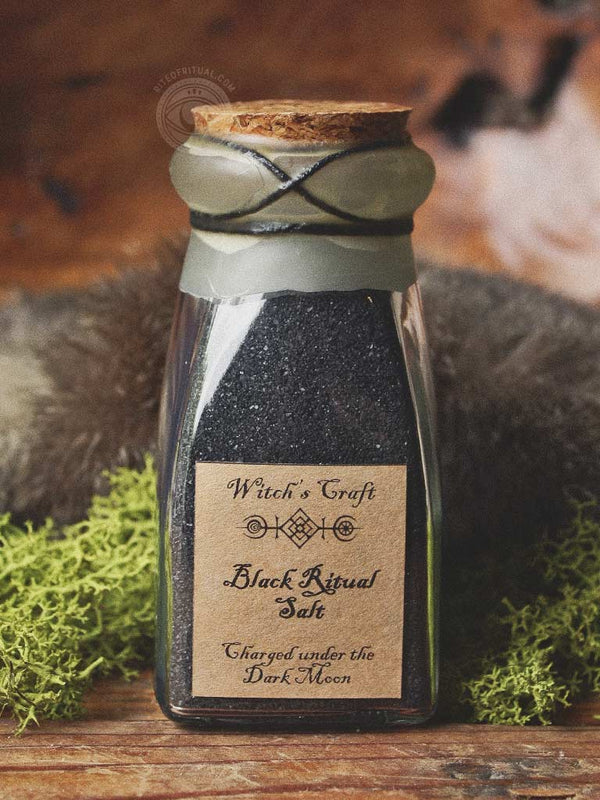 Witch's Craft Black Ritual Salt Bottle - Rite of Ritual