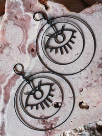Eye Hoop Earrings - Rite of Ritual
